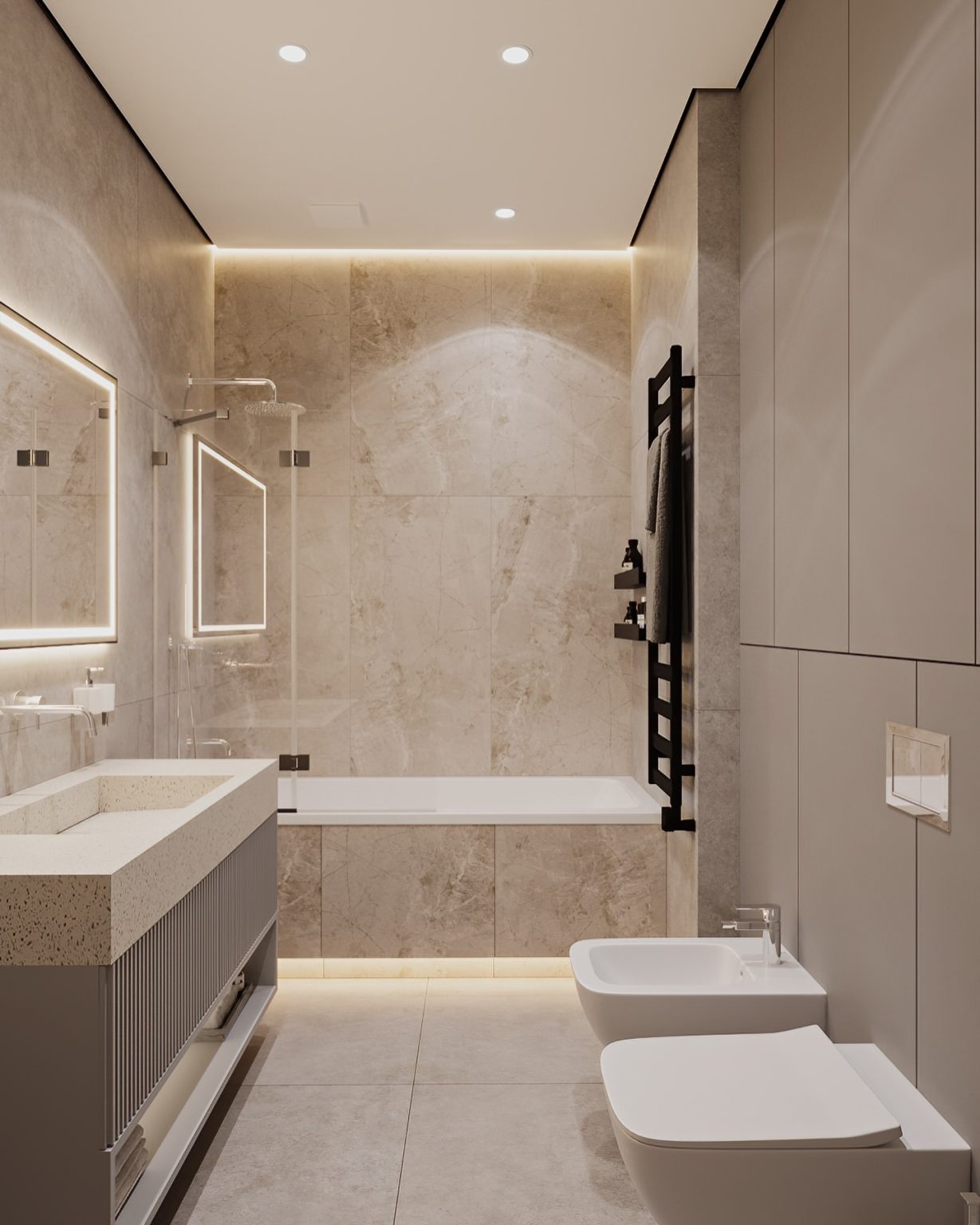 Дизайн ванної кімнати тренди 2025 року